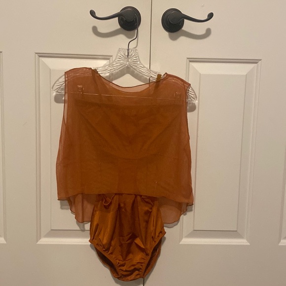 Custom | Other | 2 Pc Contemporary Costume In Burt Orange | Poshmark